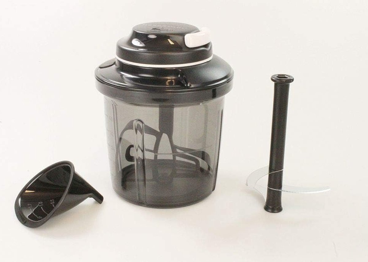 Tupperware SuperSonic Chopper Large Zwart - Hakmolen Mixer Klopper ...