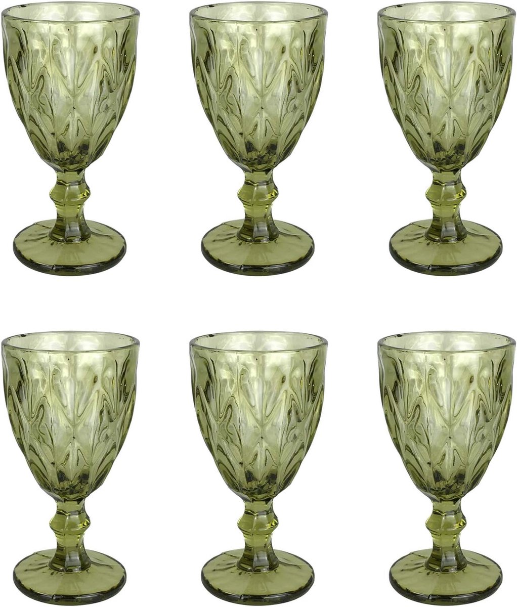 6-delige set wijnglazen glazen glazen wijnglazen waterglas ...