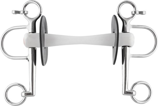 Nathe Pelham with flexible Mullen Mouth - long cheeks - 20 mm - Maat ...