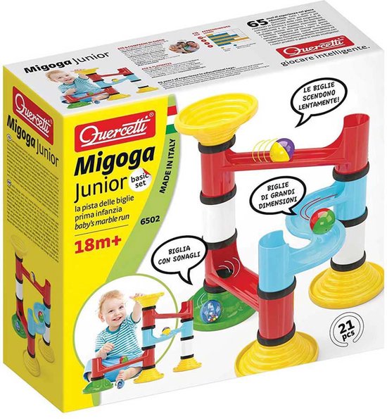Quercetti Knikkerbaan Migoga Junior 22-delig | bol