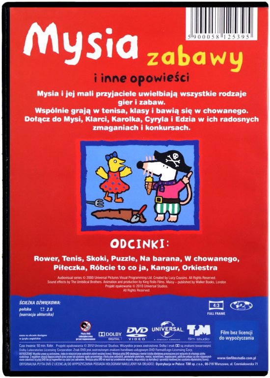 Mysia zabawy [DVD] (Dvd), Karleen Bennett | Dvd's | bol