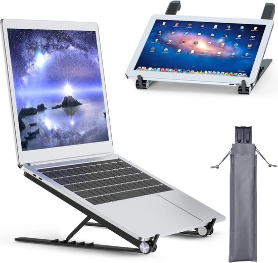 laptopstandaard, Ergonomische Laptop Stand, Verstelbare Laptophouder | bol