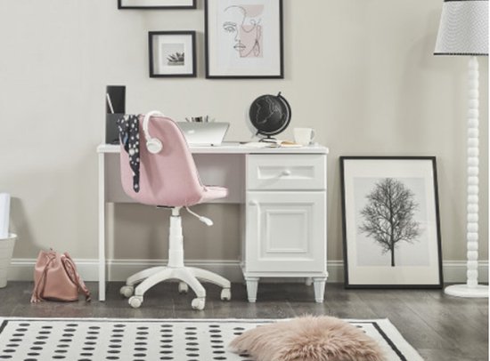 Bureaustoel Naz - Roze | bol