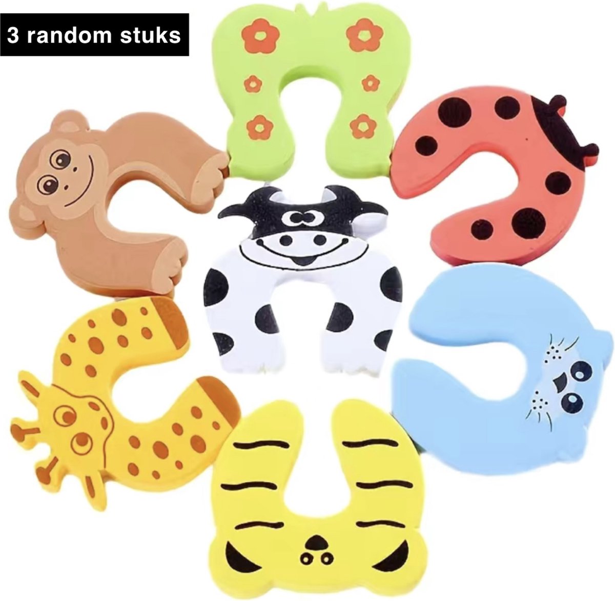 3 stuks deurstopper dier - kinder deurstopper | bol