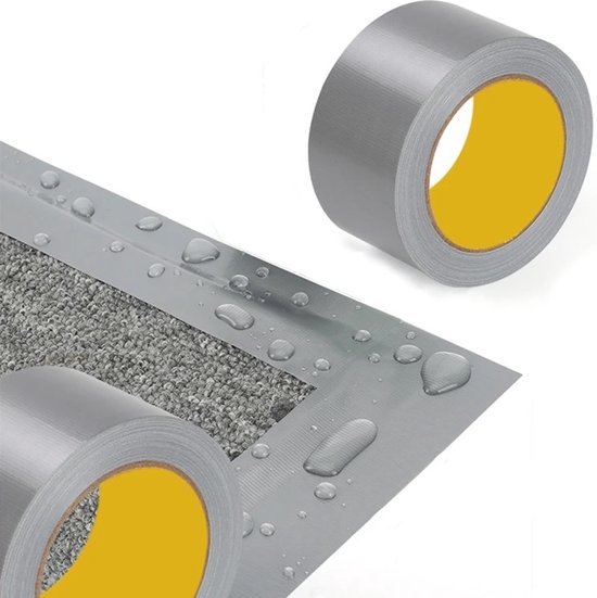 Duct Tape – 2 Rollen – 50mm x 25m – Grijs – Reparatie – Plakband ...