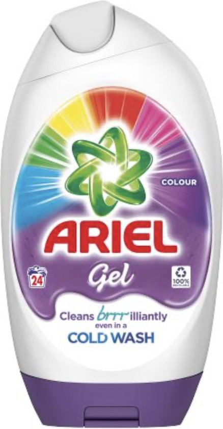 Ariel Gel Cold Wash Color - 888 ml - 24 wasbeurten | bol