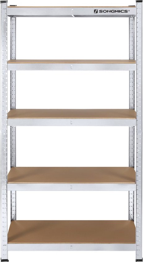 Opbergrek – Draagvermogen 875 kg – Metaal – Zilvergrijs | bol