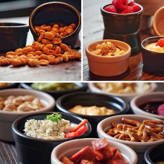 Mini Tapas Schalen - Snack Schalen & Dip Schalen voor Chips, Sauzen ...
