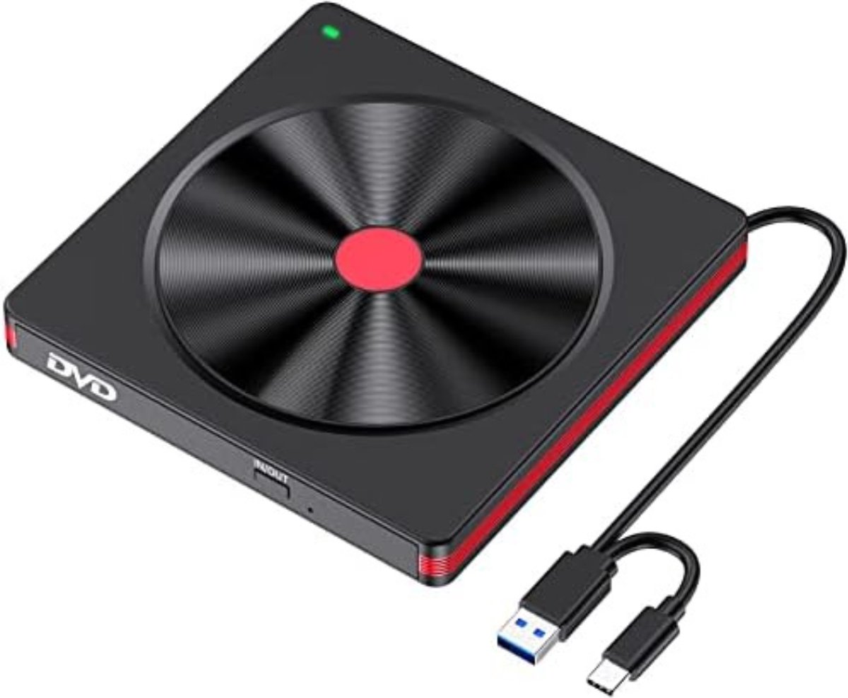 Externe DVD Speler - Externe DVD Speler voor Laptop - Externe DVD ...
