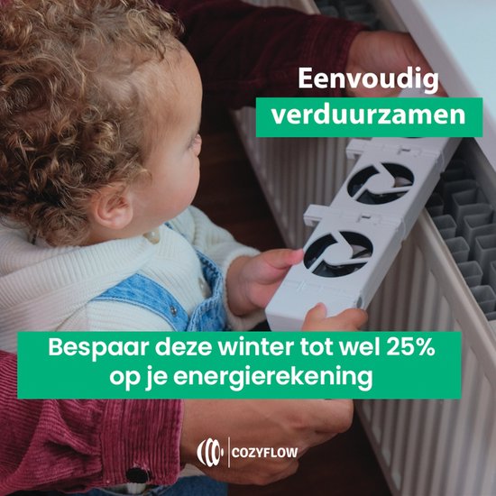 Radiator Ventilator Trio set – geschikt voor elke radiator & Makkelijk ...