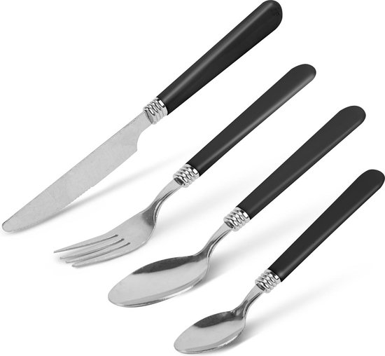 Bestekset - 4 Persoons Bestek - (16-delig) - Besteksets - Incl ...