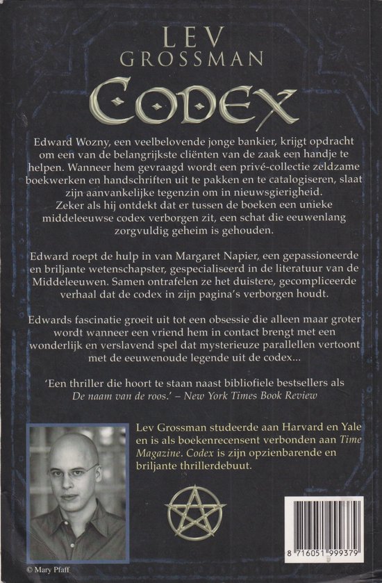 Codex, Lev Grossman | 8716051999379 | Boeken | bol