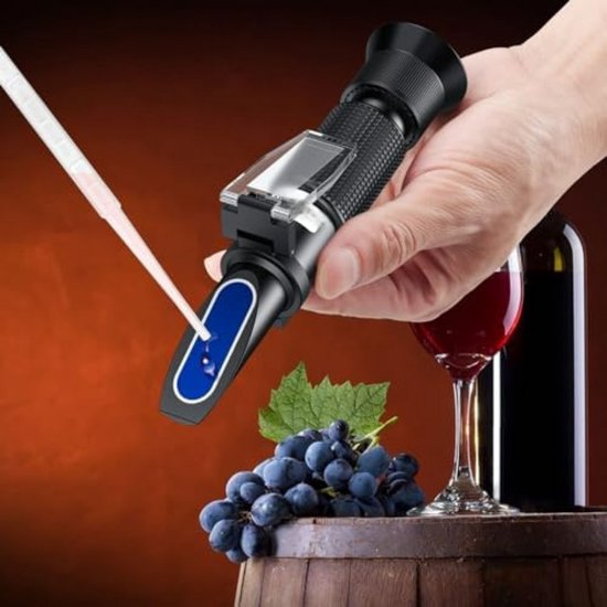 Refractometer - Alcoholmeter - Zoutmeter - Refractometer Suiker | bol