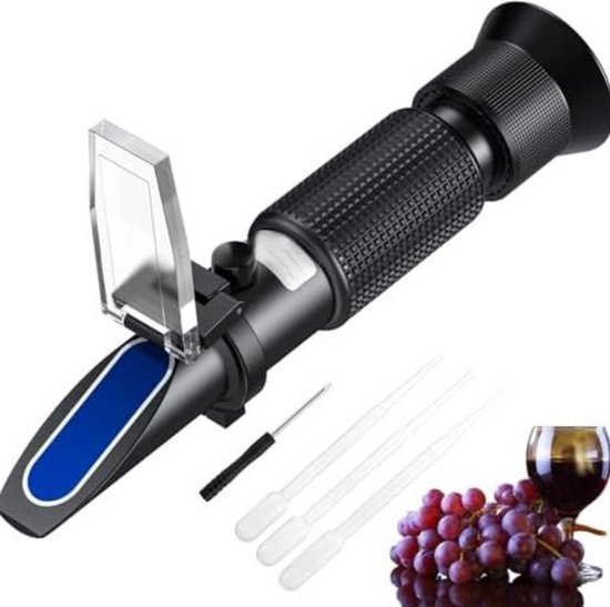 Refractometer - Alcoholmeter - Zoutmeter - Refractometer Suiker | bol