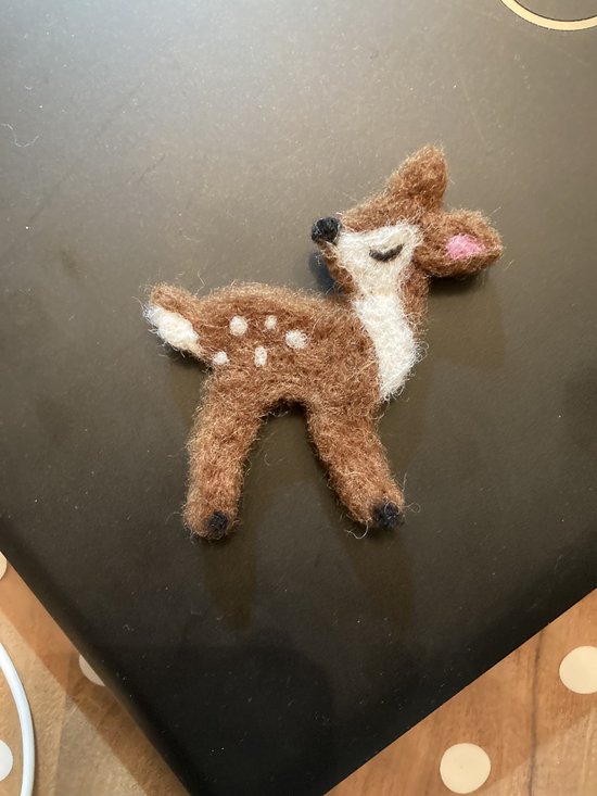 Naaldvilten, Hertje 2D/3D DIY pakket | bol