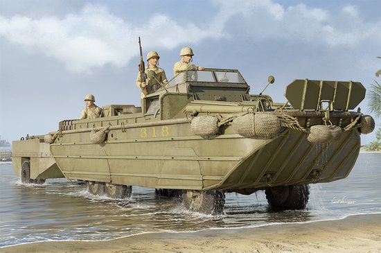 Trumpeter Modelbouwpakket Militaire voertuigen - 63539 GMC DUKW-353 ...