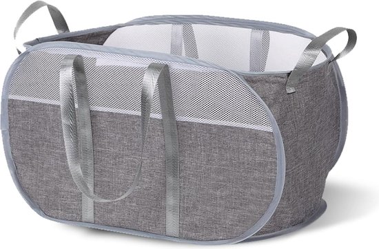 65L Wasmand met 4 handvatten, Wasmand, Opvouwbaar Pop-Up, Grote ...
