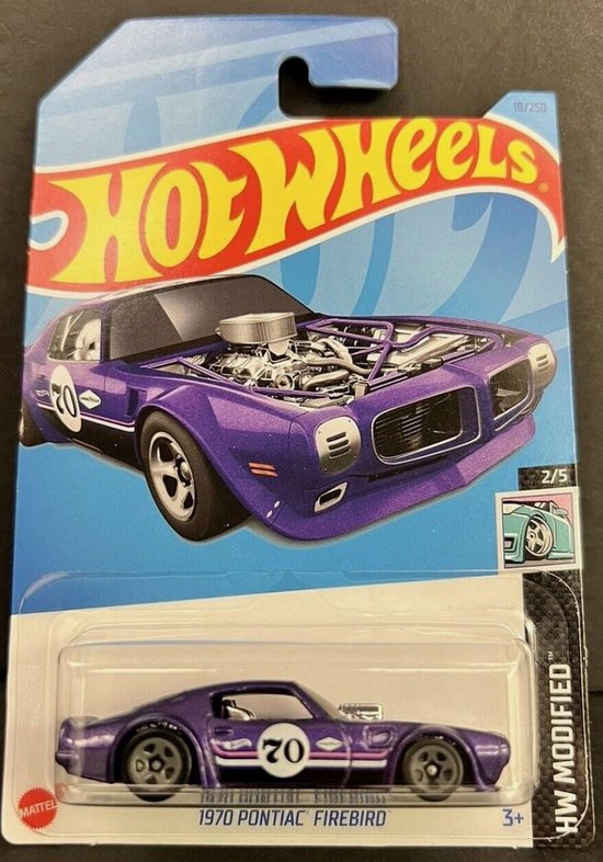 Hot wheels Pontiac Firebird Paars - Die cast 1:64 - spaar ze allemaal | bol