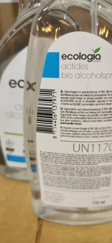 BIO Alcohol Spray | 100% Veilig - 100% Ecologisch - 100% schoon ...