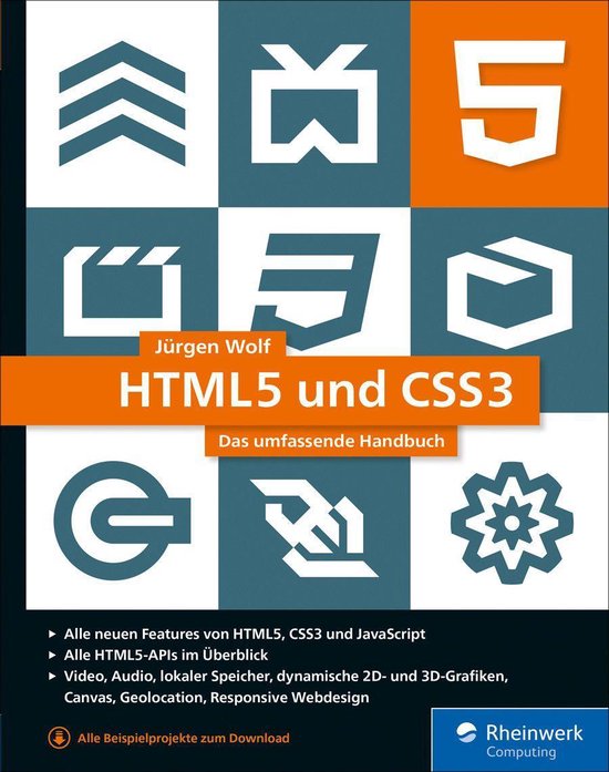 HTML5 und CSS3 (ebook), Jürgen Wolf | 9783836262286 | Boeken | bol.com