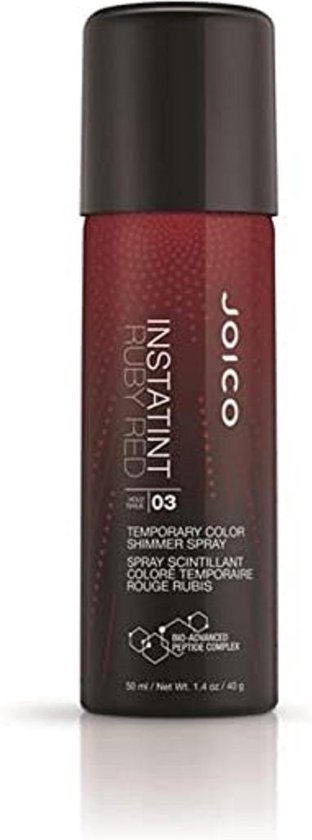 Joico instatint templorary Color Shimmer Spray 50ml RUBY RED | bol.