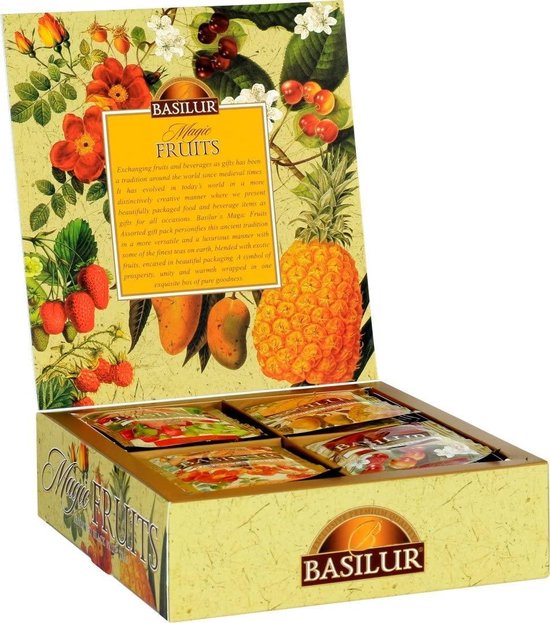 Basilur Tea - Magic Fruits - 40 Tea Bags Assorted Gift Pack | bol.com