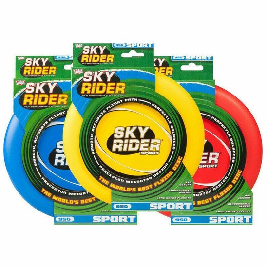 Wicked Frisbee - Geel - Sky Rider Sport - 95 Gram - 22 Cm | bol.com