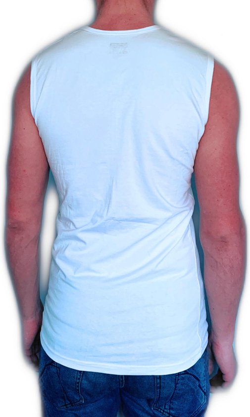 Embrator mannen Tank-Top met V-hals wit maat M | bol