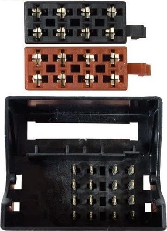 Quadlock > ISO adapter Alfa Audi BMW Ford Landrover Mercedes Seat Skoda ...
