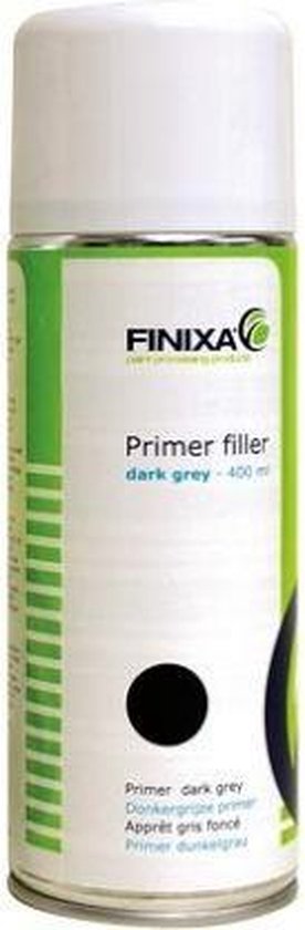 Finixa Primer Filler Spray - Universele grondverf - Donker grijs ...
