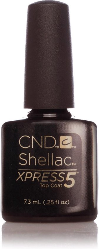 CND - Colour - Shellac - Xpress 5 - Top Coat - 15 ml | bol.com