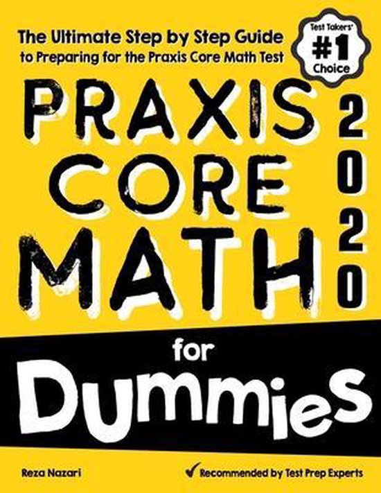 Praxis Core Math for Dummies | 9781646128891 | Reza Nazari | Boeken ...