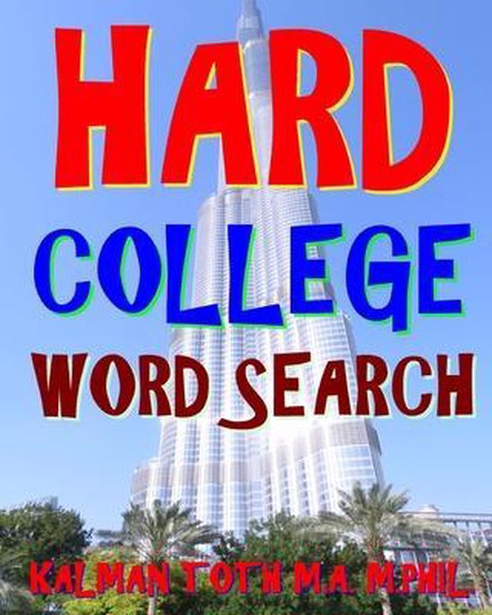 Hard College Word Search, Kalman Toth M a M Phil | 9781976557033 ...