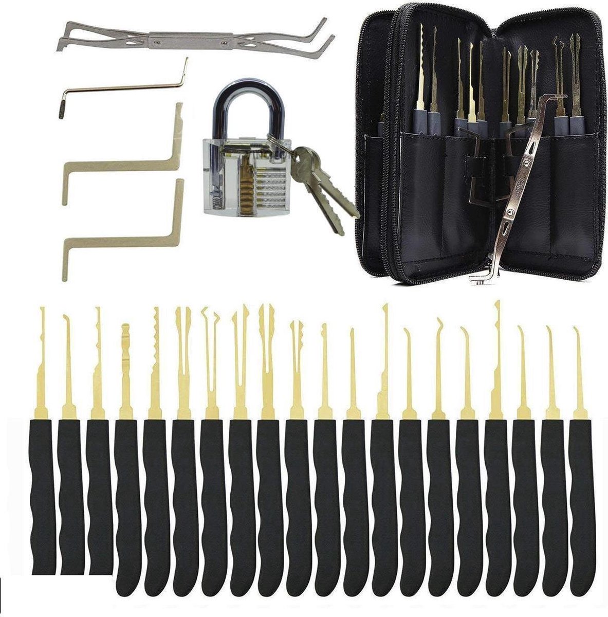 uitgebreide Lockpick set 2.0 - lockpicking - lock pick gereedschap ...