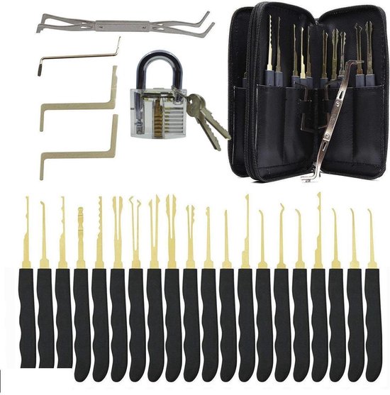 uitgebreide Lockpick set 2.0 - lockpicking - lock pick gereedschap ...