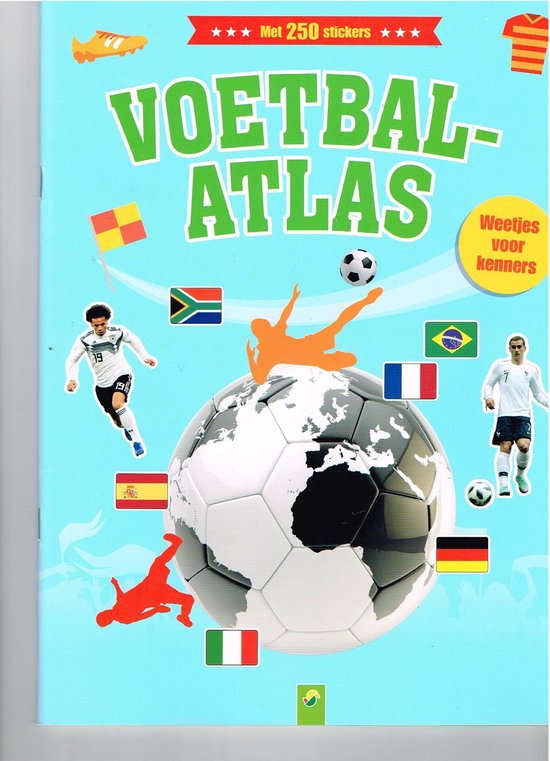 Voetbal Atlas met 250 stickers vanaf 6 jaar | bol