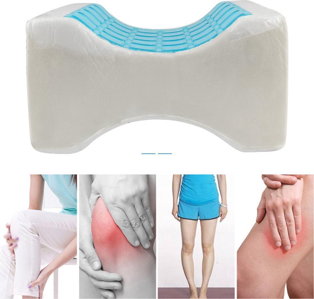 Ergonomisch & Orthopedisch Kniekussen - Verkoelende gel | bol.com