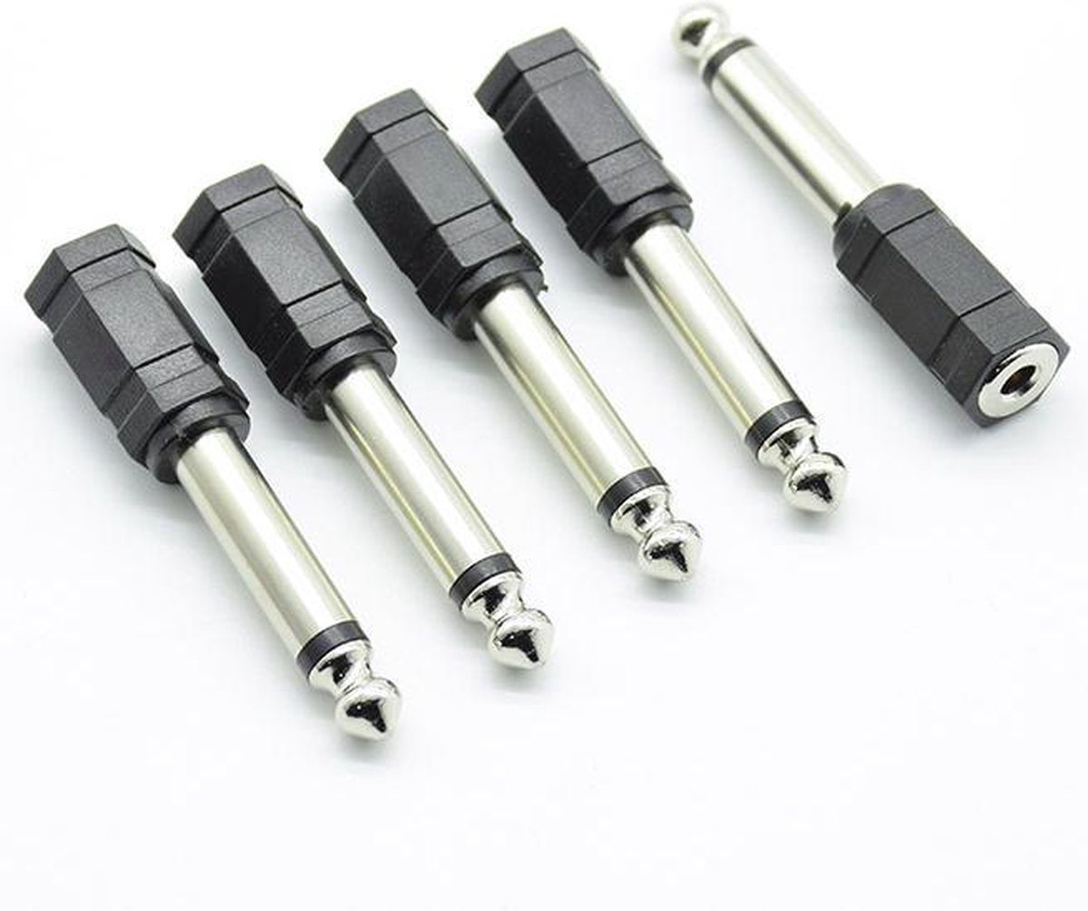 bol.com | 3.5mm 6.3mm Plug Audio Kabel Gitaar Piano Stereo AUX ...