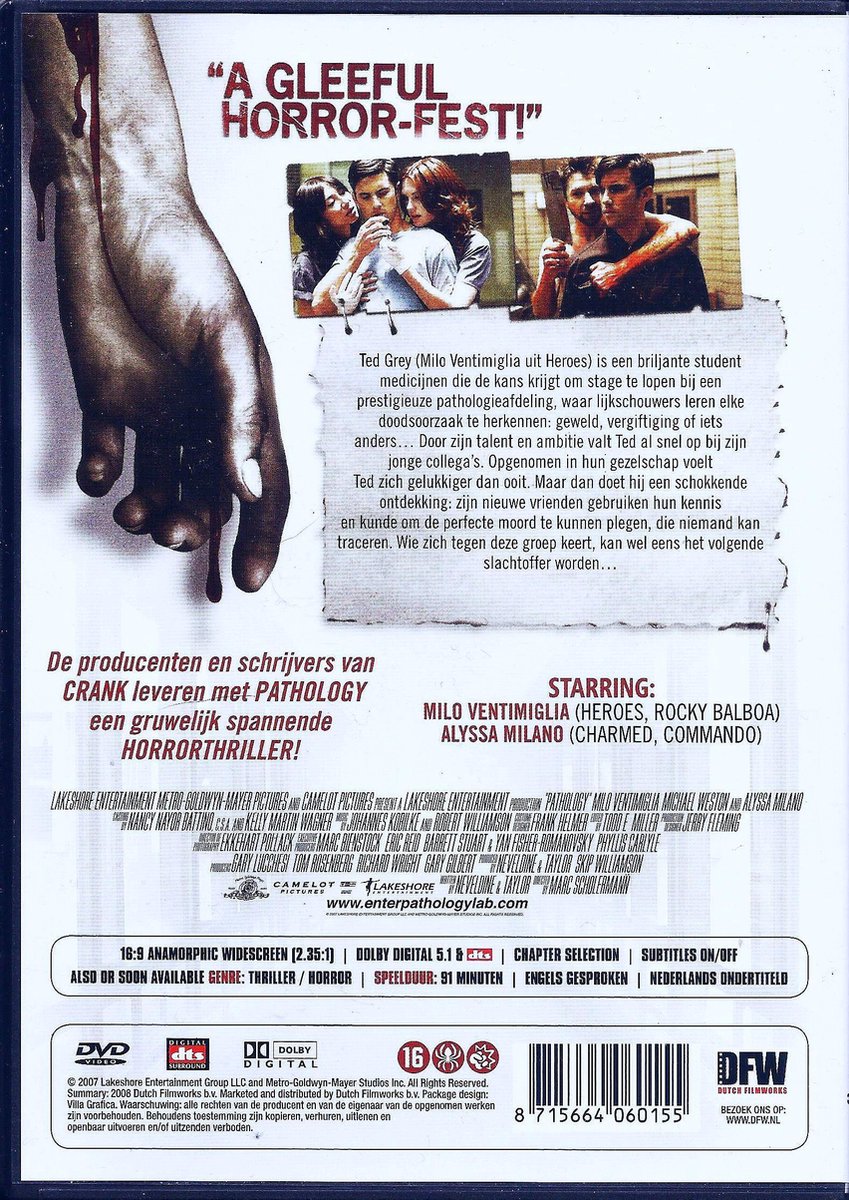 Pathology (Dvd), Alyssa Milano | Dvd's | bol