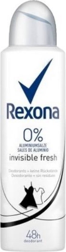 Rexona Invisible Fresh Black & White Deo Spray 0% Aluminium ...