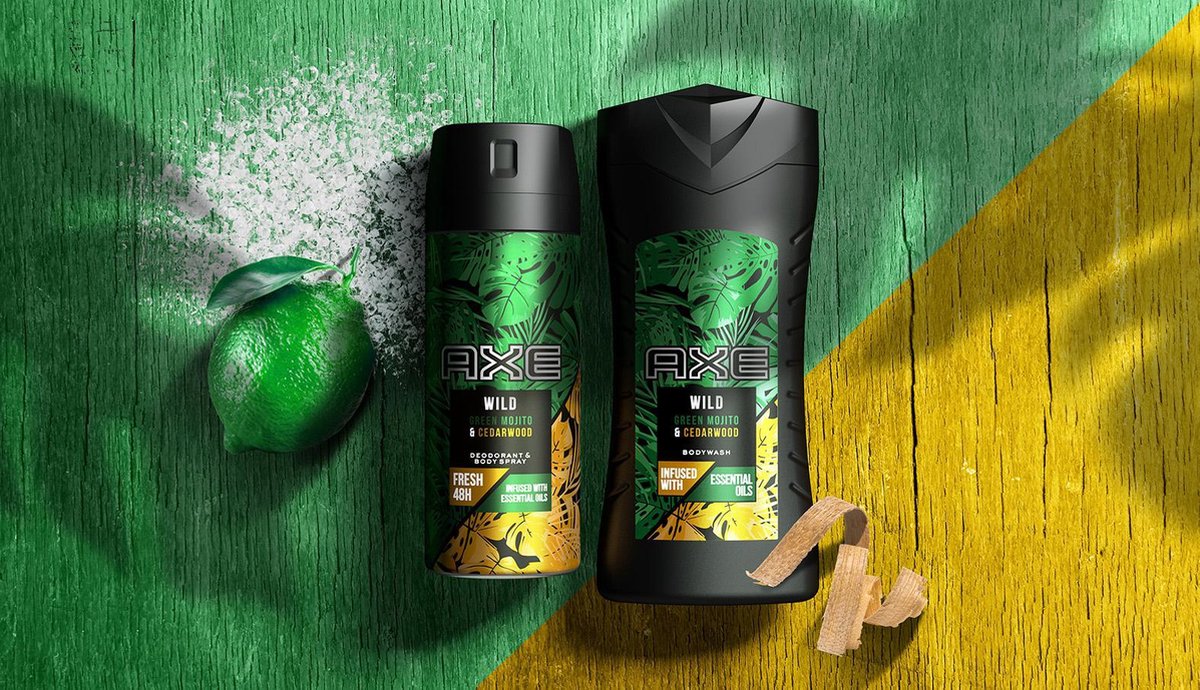 AXE Wild Green Mojito & Cedarwood - Geschenkset | bol.com