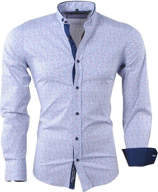 Carisma - Heren Overhemd met Trendy Design - Stretch - Grijs | bol.com