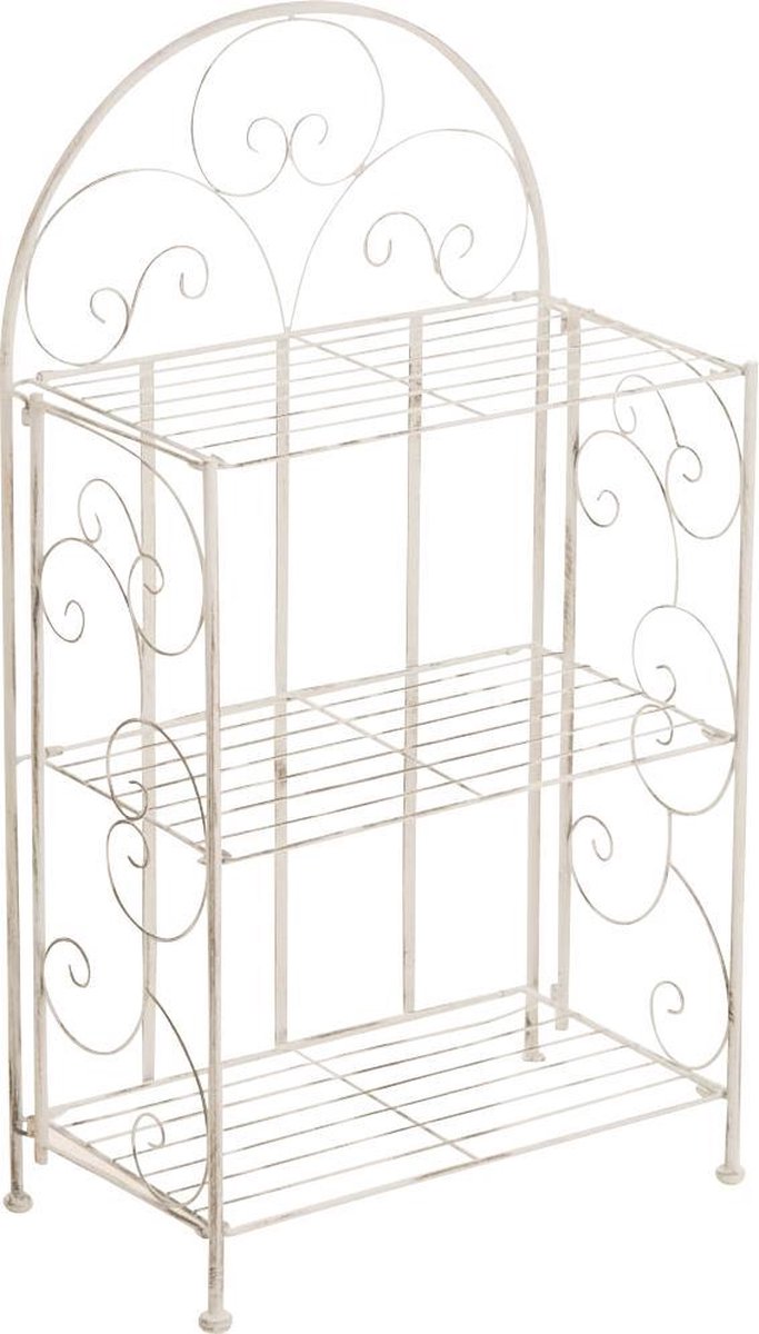 CLP Rosa Opbergrek - Metaal antiek/wit | bol