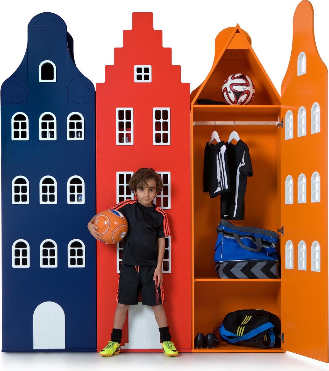 Halsgevel kast Amsterdam. Kast van een Huis. 198/55/55 cm. Tailormade ...
