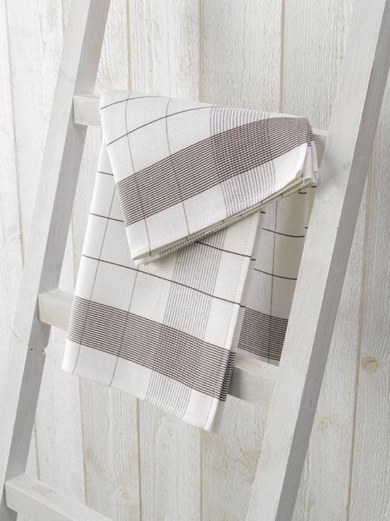 De Witte Lietaer Theedoek Glazendoek - 2 stuks - 68 x 68 cm - Katoen ...