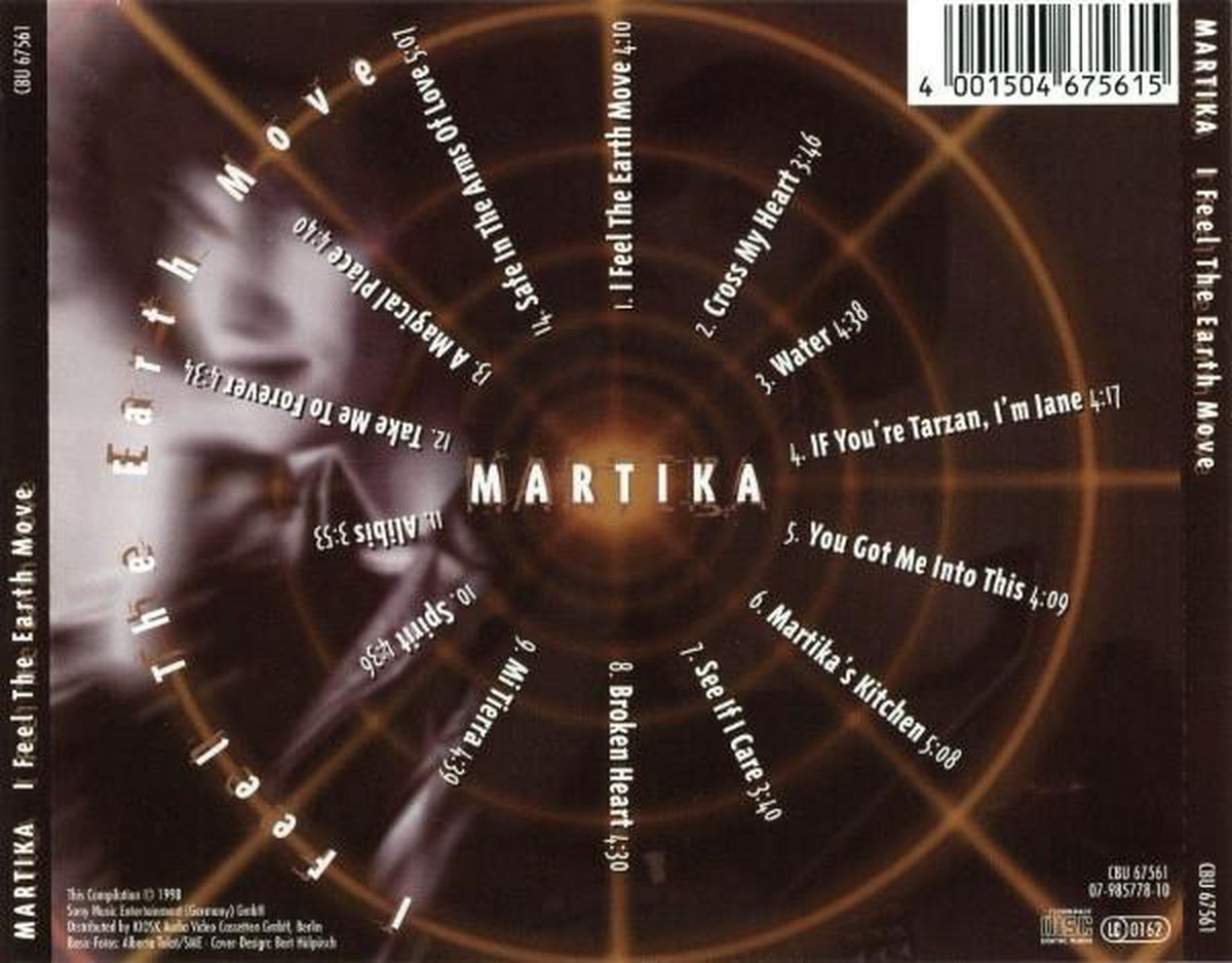 I Feel The Earth Move, Martika | CD (album) | Muziek | bol.com