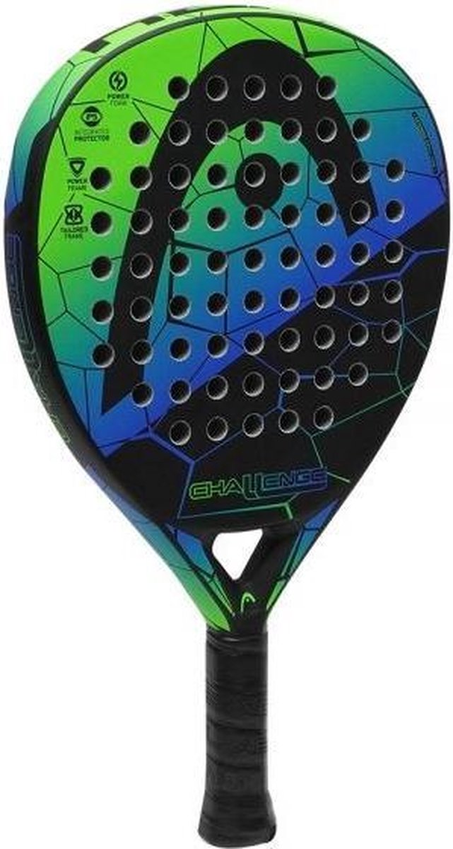 Head Challenge Padel Racket - Groen-Blauw | bol