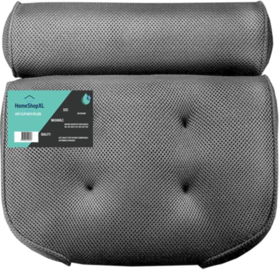 Luxe Home Spa Badkussen met zuignappen - Extra zacht - Voor Nek en Rug ...