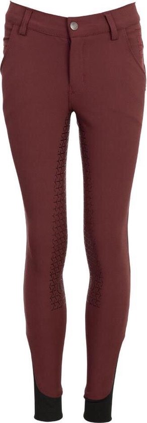 Rijbroek nimrod kind siliconen zitvlak Dark Port - 152 | Paardrijbroek ...