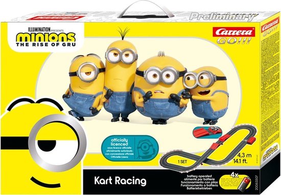 Minion Kart Racing - Carrera GO!!! racebaan - complete set werkend op ...